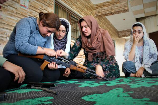 JINHAGENCY | Women of Tell Tamer learn self-defense