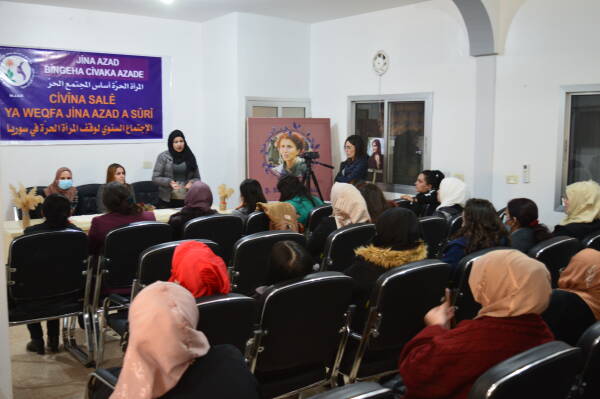 JINHAGENCY | Syrian Free Women's Foundation holds its annual meeting