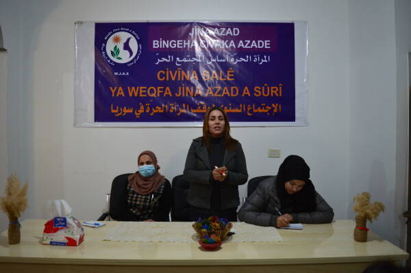 JINHAGENCY | Syrian Free Women's Foundation holds its annual meeting
